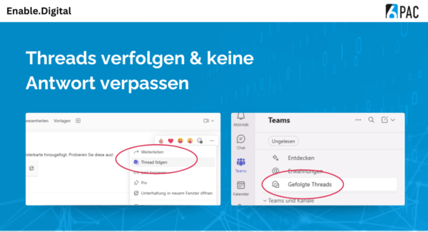 Neu in Microsoft Teams: Threads folgen für mehr Übersicht in der ...